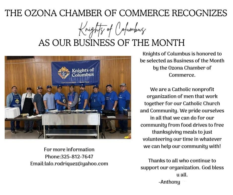 Knights of Columbus :: Ozona, Texas